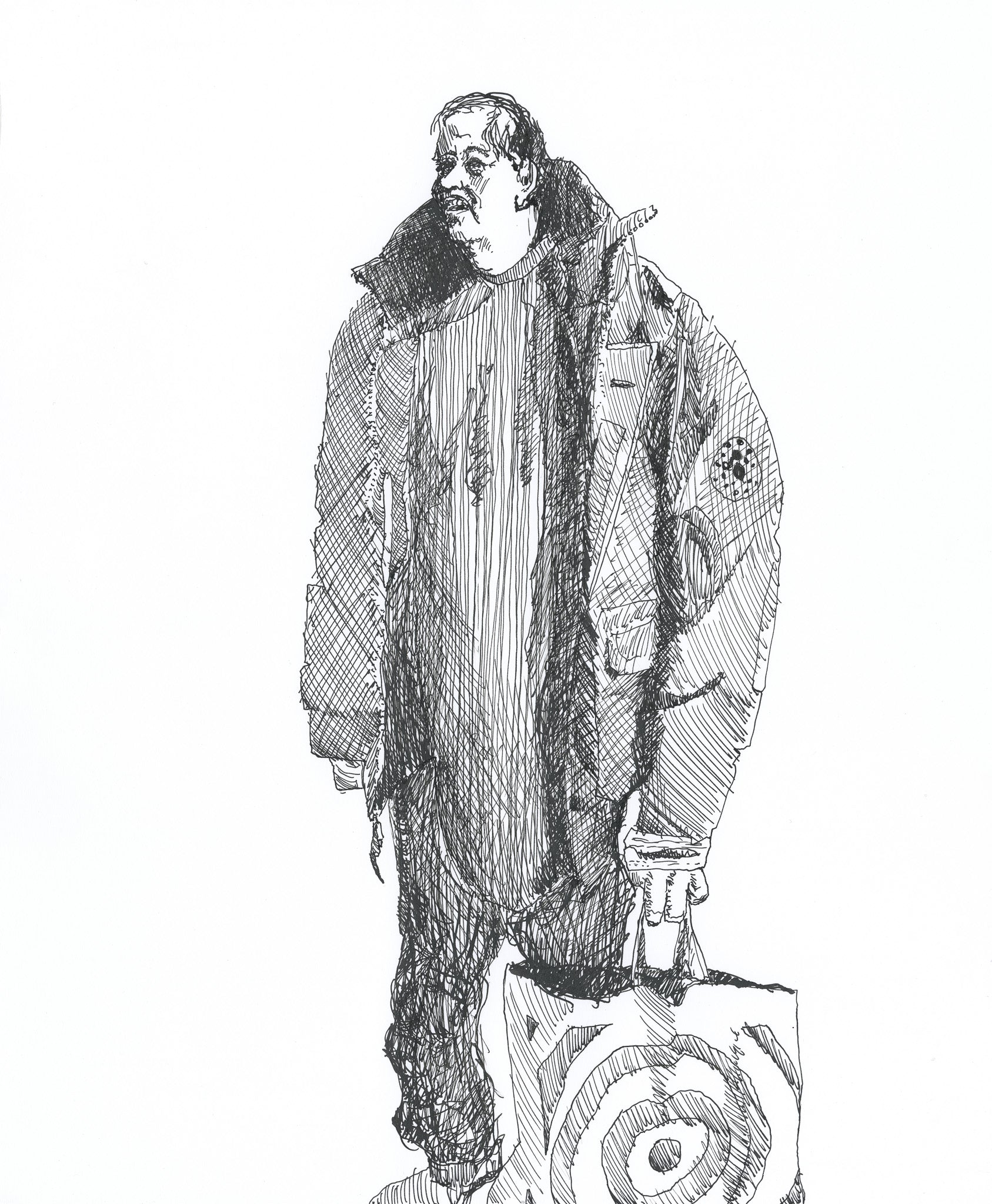 Portrait of Wilfred Rios - Standing Tall – Michael James Freedman